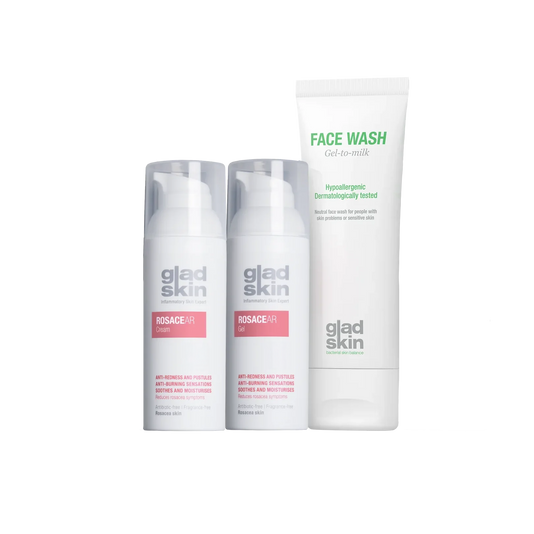 Rosacea Cream Cleansing Set Gladskin